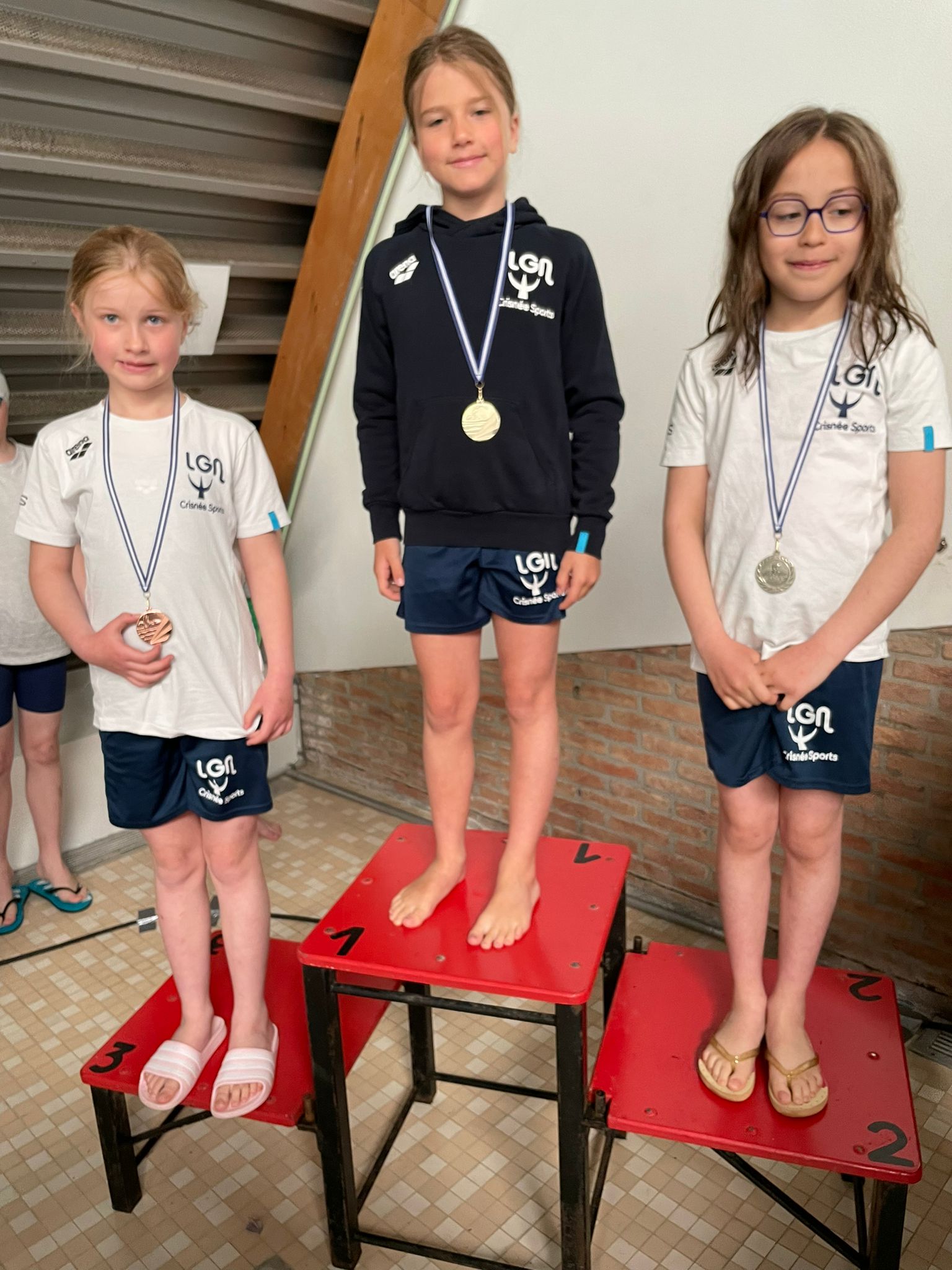 Podiums des Canetons – Liège Natation: une longueur d'avance